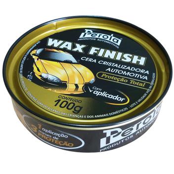 Cera Wax Finish Perola Para Cristalização Da Pintura - 100g - Cera ...