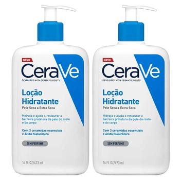 CeraVe Kit com Duas Loções Hidratantes - Cuidados com o Corpo ...
