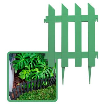 Cerca para jardim decorativa kit com 5 metros plástico reciclado - JR ...