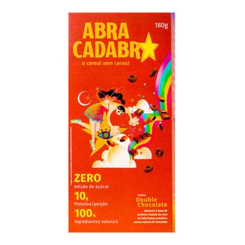 Cereal Sem Cereal Double Chocolate Abra Cadabra 180g - Cereal Matinal ...