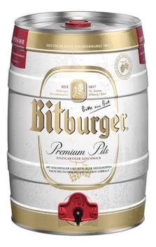 Cerveja Alemã Bitburger Pilsen Premium 5 Litros 4,8% Vol. - Bigburger ...