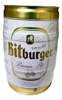 Cerveja Alemã Importada Bitburger Pilsen Barril 5 Lt - Cerveja ...