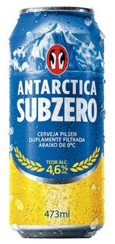Cerveja Antarctica Subzero Pilsen Latão 473ml - itaipava - Cerveja ...