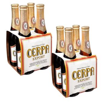 Cerveja Cerpa Export Long Neck 350Ml (8 Unidades) - Cerveja - Magazine ...