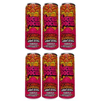Cerveja hocus pocus orange sunshine sleek 350ml pack c/6unid - Cerveja ...
