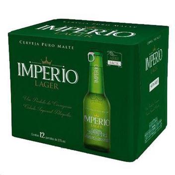 Cerveja Império Lager Long Neck 275ml CX 12 UN - IMPERIO - Cerveja ...