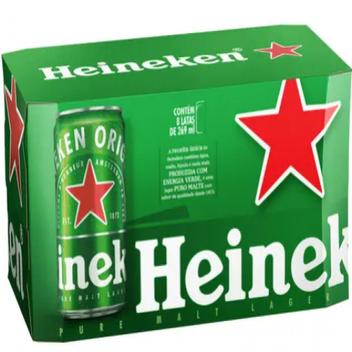 Cerveja Lata 269ml 8un Heineken - Cerveja - Magazine Luiza