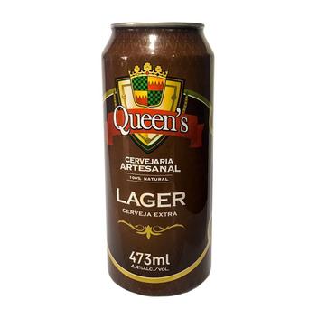 Cerveja Queens Lager 473 ml - Queens Cervejaria - Cerveja - Magazine Luiza