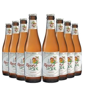 Cerveja Sem Álcool Brugse Sport Zot - Long Neck 330mL - Bélgica - 08 un ...