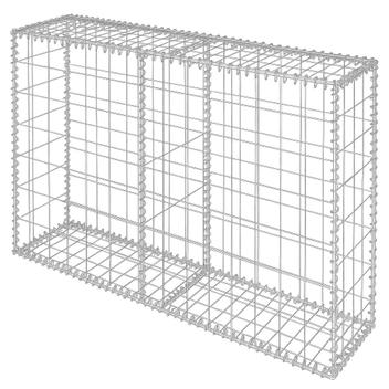 Cesta de gabião Casafoyer em aço galvanizado 150x50x100cm - Porta e ...