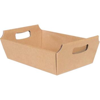 Cesta de Papel KRAFT TAM M 27X12X18,5CM PCT.C/10 - Cristina - Cesta de ...