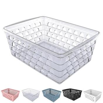 Cesto Organizador Multiuso Decorativo Grande Retangular Alto PP - Uninjet - Caixas e Cestos ...