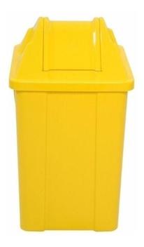 Cesto Quadrado Com Tampa Vai-vem 100 Litros - JSN - Lixeira e Cesto de Lixo - Magazine Luiza