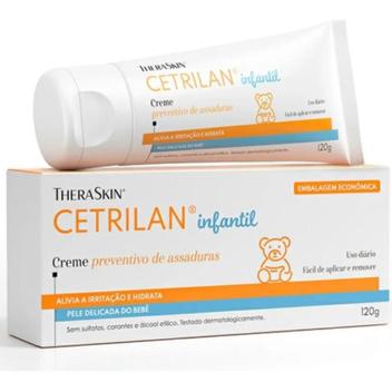 Cetrilan creme assadura 120g infantil - THERASKIN - Creme / Pomada para ...