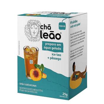 Chá Cold Brew Ice Tea Pêssego - com 10 unidades - Matte Leão - Chá ...