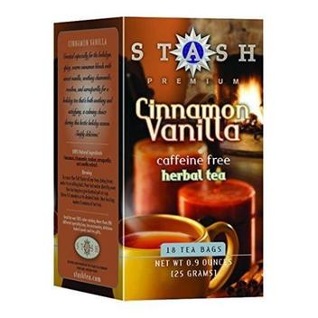 Chá de Ervas Stash Tea - Canela e Baunilha (Sem Cafeína) - Pacote com ...