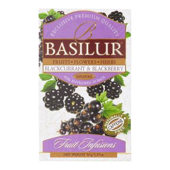 Chá de Groselha Preta e Amora Basilur 36g - Chá - Magazine Luiza