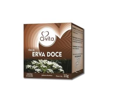 Cha Erva Doce Sache Q-Vita - Erva Doce - Magazine Luiza
