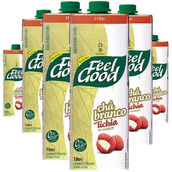 Chá Feel Good Branco Com Lichia 1L (6 Unidades) - Chá - Magazine Luiza