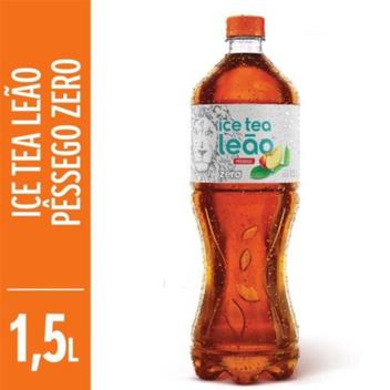 Chá Ice Tea Zero Pêssego Matte Leão 1,5L 1UN Sabor e Refrescância Sem ...