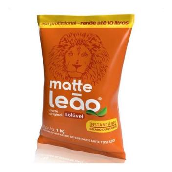 Chá Solúvel Matte Leão Natural Adoçado 1kg Rende 10 Litros - Chá ...