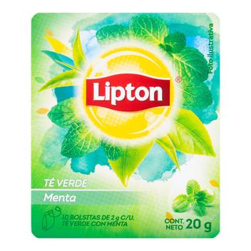 Chá Verde de Hortelã com Menta Lipton 10g - Chá - Magazine Luiza