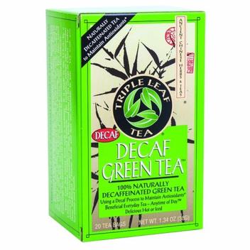 Chá Verde Descafeinado Triple Leaf Tea - Pacote com 6 Caixas (20 ...