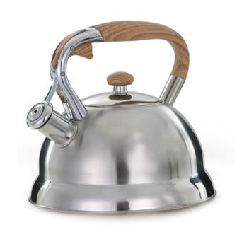 Chaleira De Aço Inox Com Alça De Bambu 2,5 Litros - Mimo Style ...