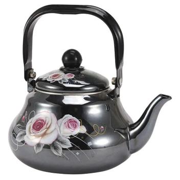 Chaleira Esmaltada Decorada Preta 2lts - Golden - Chaleira - Magazine Luiza