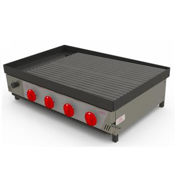 Chapa Grill Char Broiler Progás PRCB- 800 A gás Inox Gaveta coletora de ...
