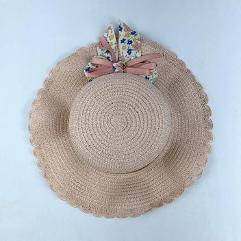 Chapéu Infantil Menina De Palha sintética Com Laçinho Moda Verão - LF ...