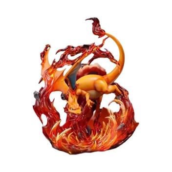 Charizard Anime Pokémon Action Figure 1/20 Estátua Fofa Modelo ...