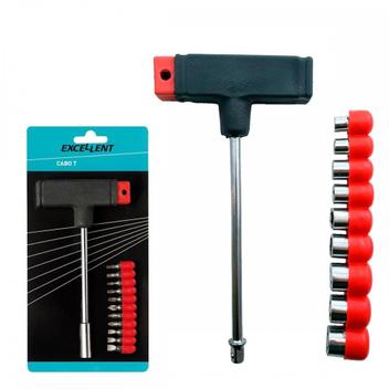 Chave Cabo T Jogo Excellent Com 09 Soquetes 7Gi - Eda - Cabo "T ...