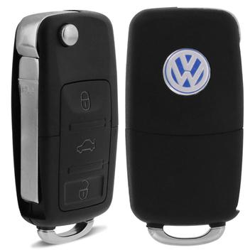 Chave Canivete Carcaça Gol G4 G5 Fox Polo Golf 2009 a 2015 3 Botões com ...