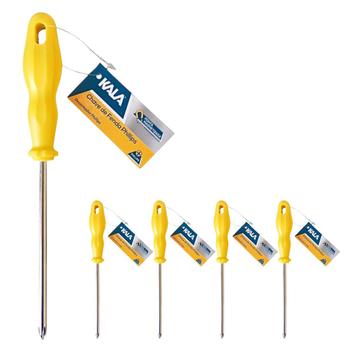 Chave de Fenda Phillips 1/8 x 5" Ponta Magnetizada KALA 05Pç - Jogo de ...