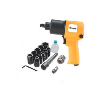 Chave De Impacto Pneumática 1/2 + Kit Soquete - Pressure - Chave de ...