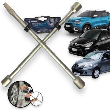 Chave de Roda Cruz Estrela Ferramenta Carro Citroen C3 Todos - Tech One ...