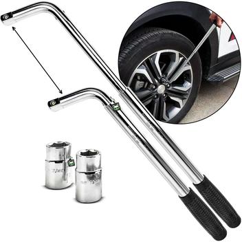 Chave de Roda L Extensiva Telescópica 17/19/21/23mm TechOne - Tech One - Chave de Roda ...