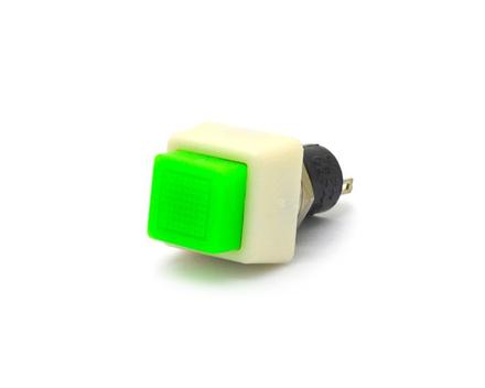 Chave Push-Button sem Trava 2A/250V Normalmente Aberta - Verde - DS-461 ...