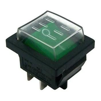 Chave RS-201-1C-G-24v Selada Iluminada Verde 24VCC/VCA Metaltex ...