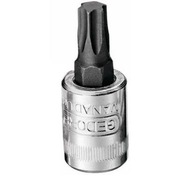 Chave Soquete Ponta Tork Curta T10 Encaixe 1/4 Pol. - GEDORE - Chave ...