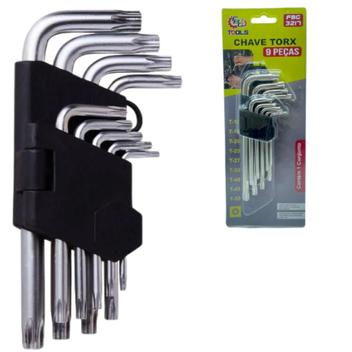 Chave torx 9 pç - p - fbg - Chave Torx - Magazine Luiza