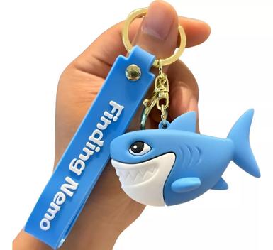 Chaveiro Bruce Tubarão 3d Nemo Personagem Chave Carro Bolsa Pingente ...
