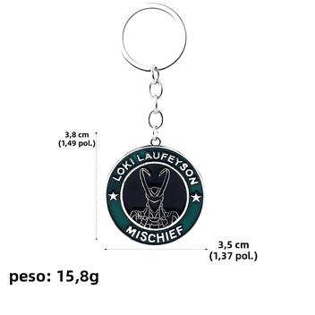 Chaveiro Com Pingente Do Loki Da Marvel, Acessório De Cosplay, Presente Para Fãs, Homens E ...