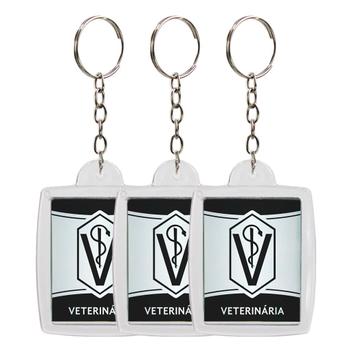 Chaveiros Acrílicos 3x4 Para Lembrancinhas Veterinária Com 40 Unidades ...