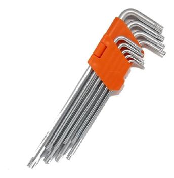 Chaves Tork Furo Longas Cromo Vanádio Torx Torque C/9Pç - Chave Torx ...