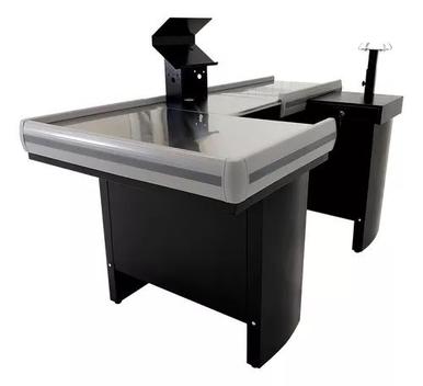 Check-out Caixa Supermercado Kit Automação Gaveta 2,00 Metro Cor Preto ...