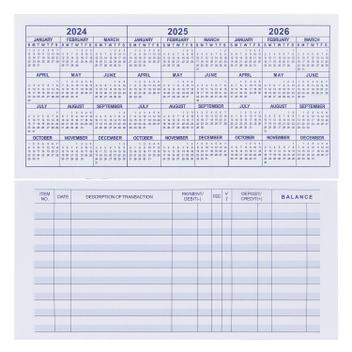 Checkbook Register, pacote com 20 unidades CASMONAL para uso pessoal ou ...