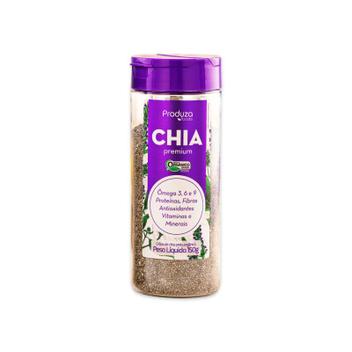 Chia Preta Orgânica Frasco Premium 150g - Produza Foods - Chia ...