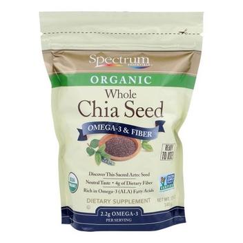 Chia Seed Omega-3 e Fibra 12 OZ por Spectrum Essentials - Chia ...